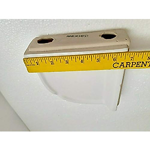 Bright White Ceramic Corner Shower Shelf Ledge Soap Tray Arctic White Daltile Color 0190 Medium 7.5 inch