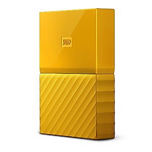 WD 2TB Yellow My Passport Portable External Hard Drive - USB 3.0 - WDBS4B0020BYL-WESN