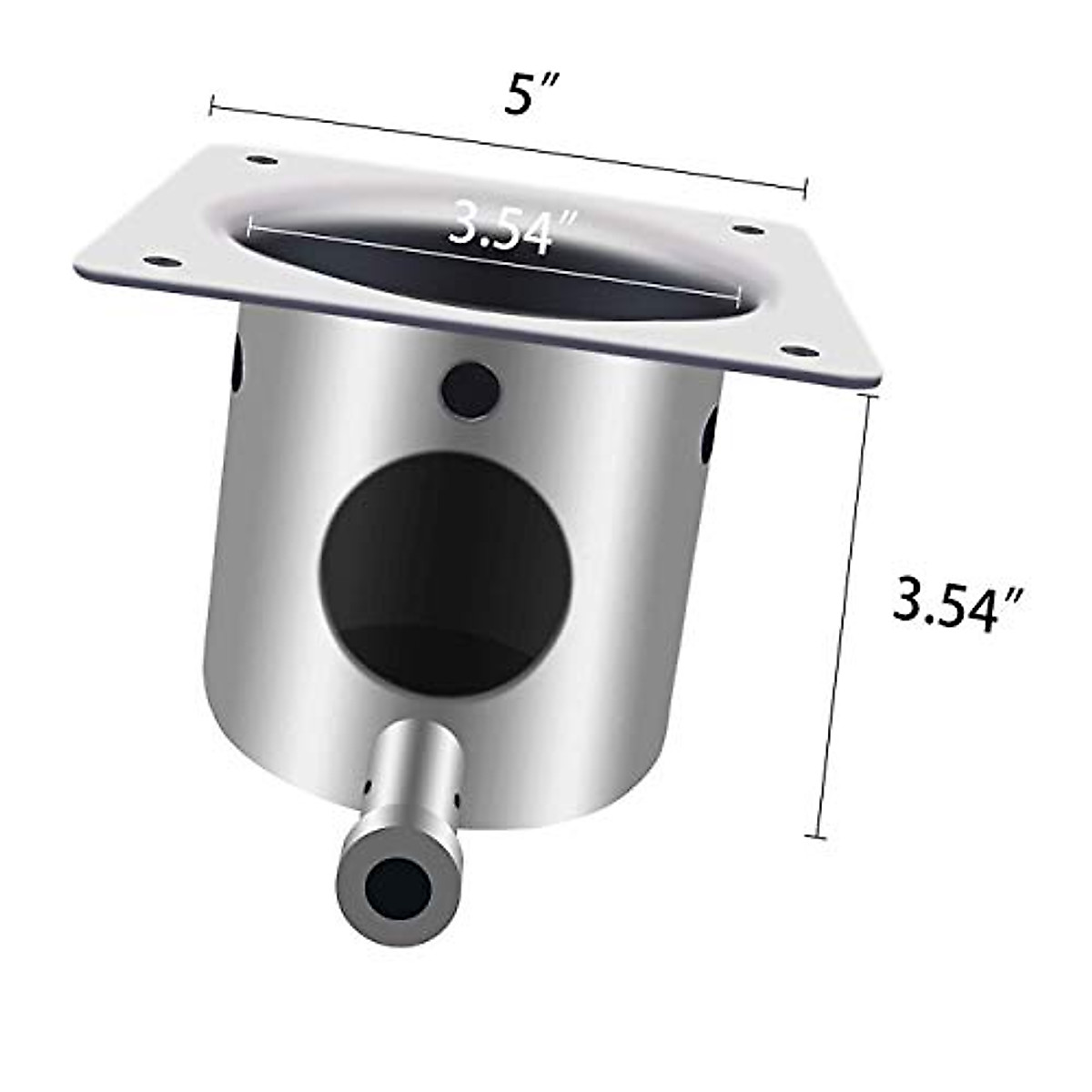 ibbyee Factory Replacement Parts Fire Pot Burn Pot and Hot Rod Ignitor Kit Replacement Parts Grill OEM Steel Combo for All Traeger Grills Replacement for Traeger Fire Pit and Pit boss Pellet Grill