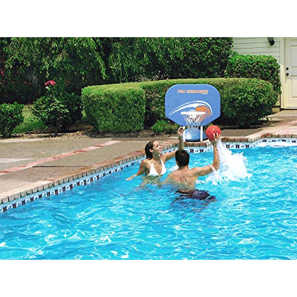 Poolmaster Pro Rebounder Swimming Pool Basketball and Volleyball Game Combo, In-Ground Pool