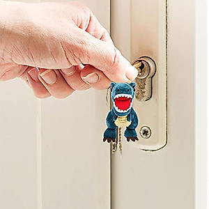 GALPADA Dinosaur Keychains Dinosaur Plush Keyring Backpack Keychain Dinosaur Party Doll Plush Toys