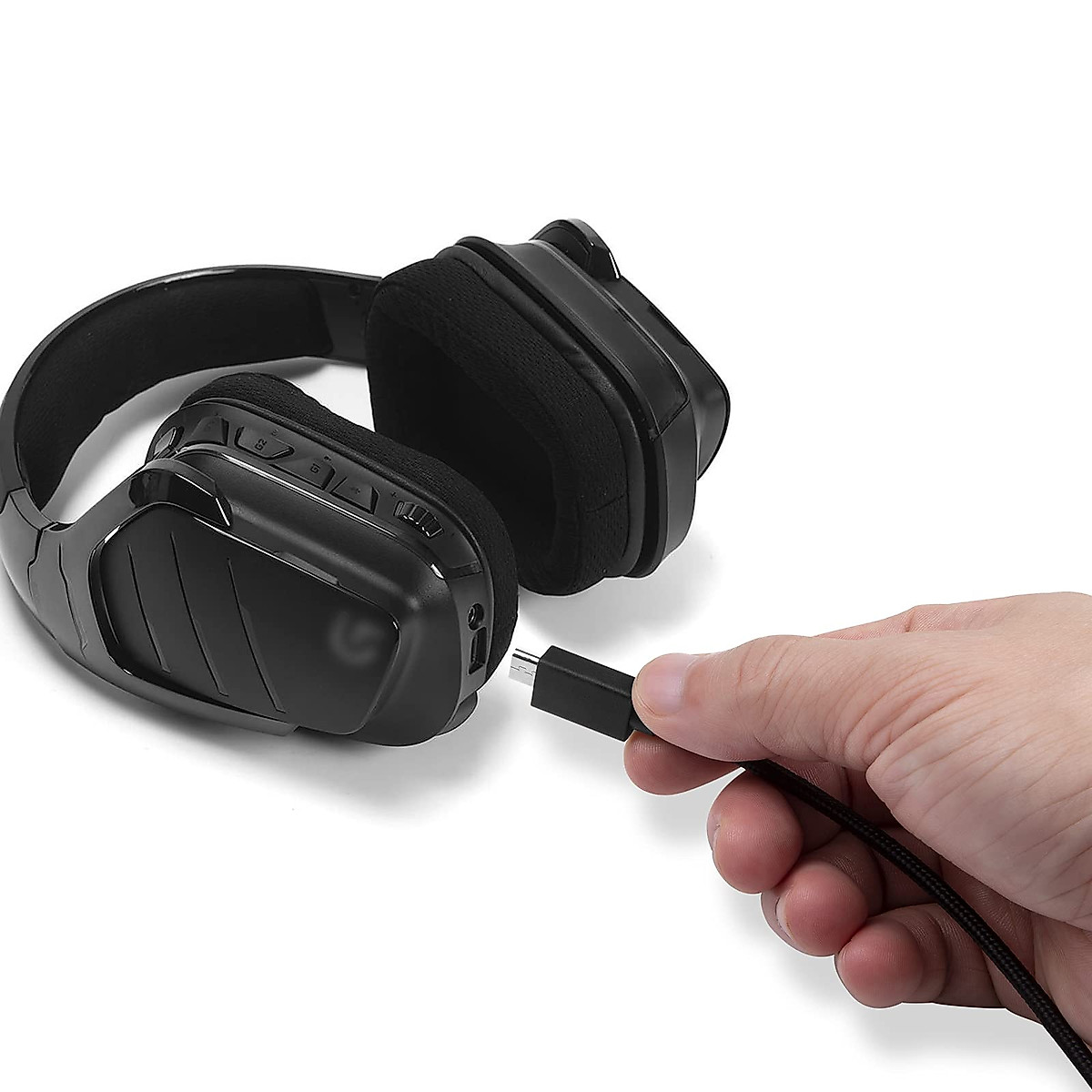 weishan Micro USB Audio Cable Replacement for Logitech G633 G933 Headset for Charging or Aux Braided 6 ft