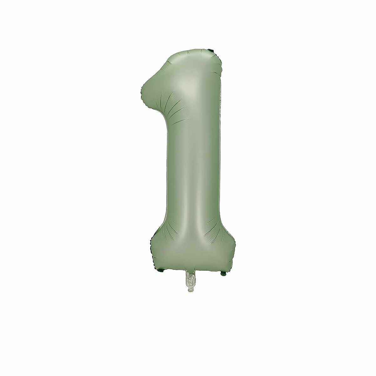 FINGCRO Oliver Green Foil Balloons Number 1, 40 inch