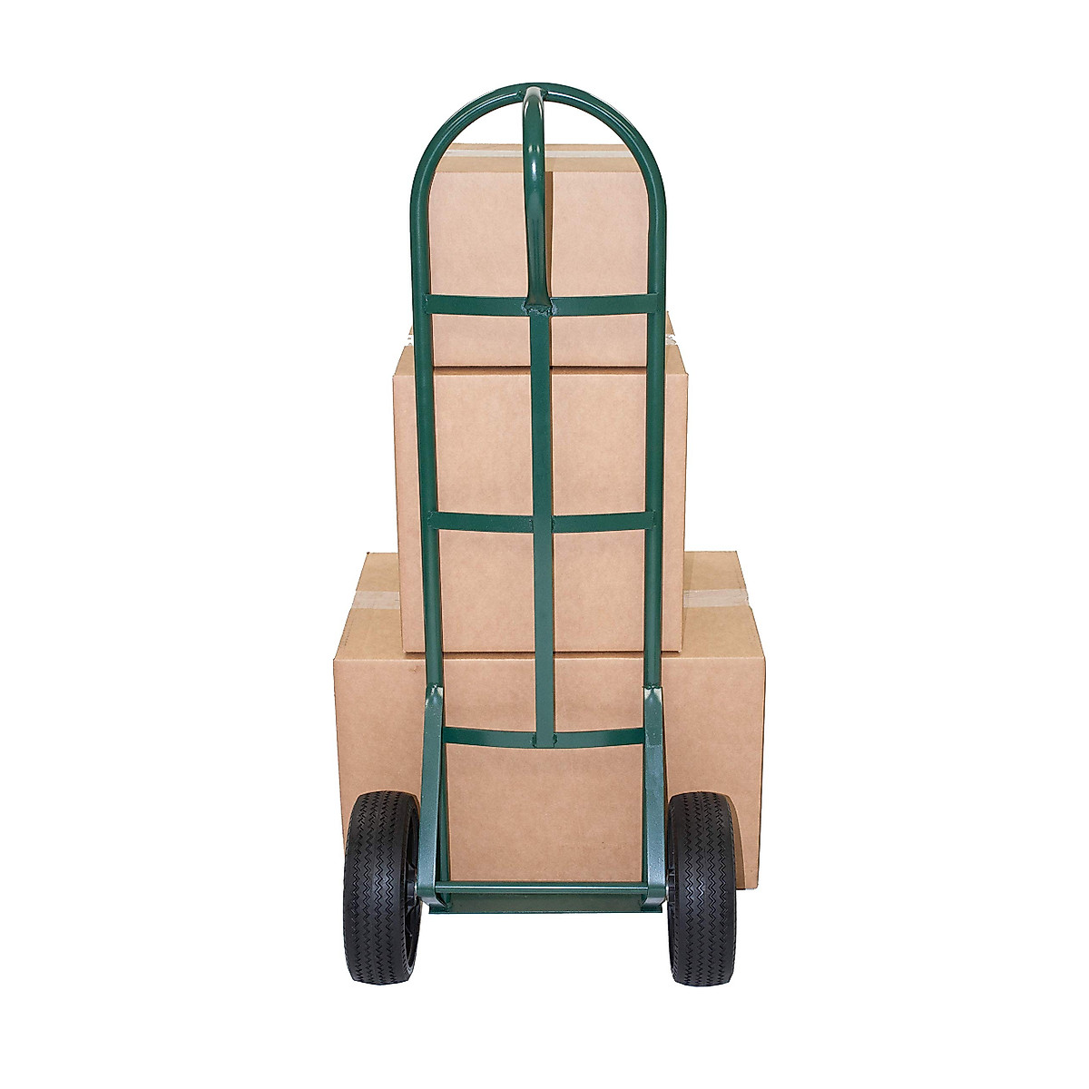 Marathon 2.80/2.50-4" Narrow Width Flat Free Hand Truck / Utility Cart Tire on Wheel, 3"Centered Hub, 1/2" Bearings