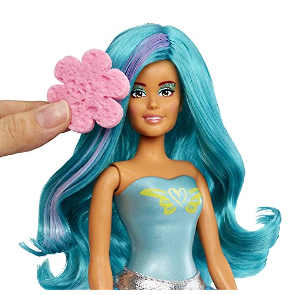 MGA Entertainment Dream Ella Color Change Surprise Fairies - DreamElla | Teal 11.5" Fashion Doll,Blue,578017EUC