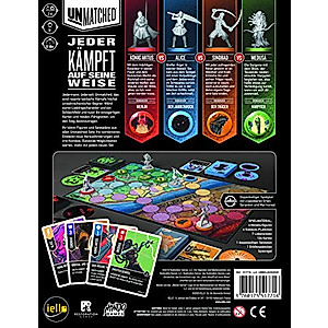 IELLO Unmatched - Battle of Legends, Tactics Game