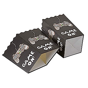 100 Pack Mini Paper Popcorn Boxes, Themed Video Game Party Decorations for Treats, Snacks (3.3 x 5.5 in)