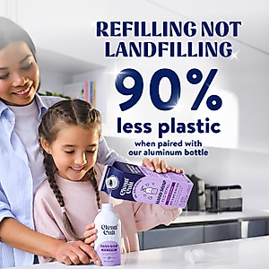 Cleancult Liquid Hand Soap Refills - Wild Lavender - Moisturizes Dry & Sensitive Skin -Made with Aloe Vera & Lavender Essential Oils - Eco Friendly - Paper-Based Packaging - 32 oz/3 Pack