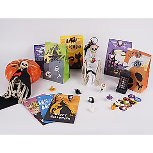 Linelglobal Halloween Treat Bag for Party Favor Kid Goodie Bag 24 Pack