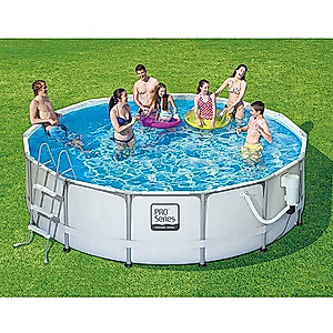 Summer Escapes Pro Series Round Frame Pool Horizontal Beam