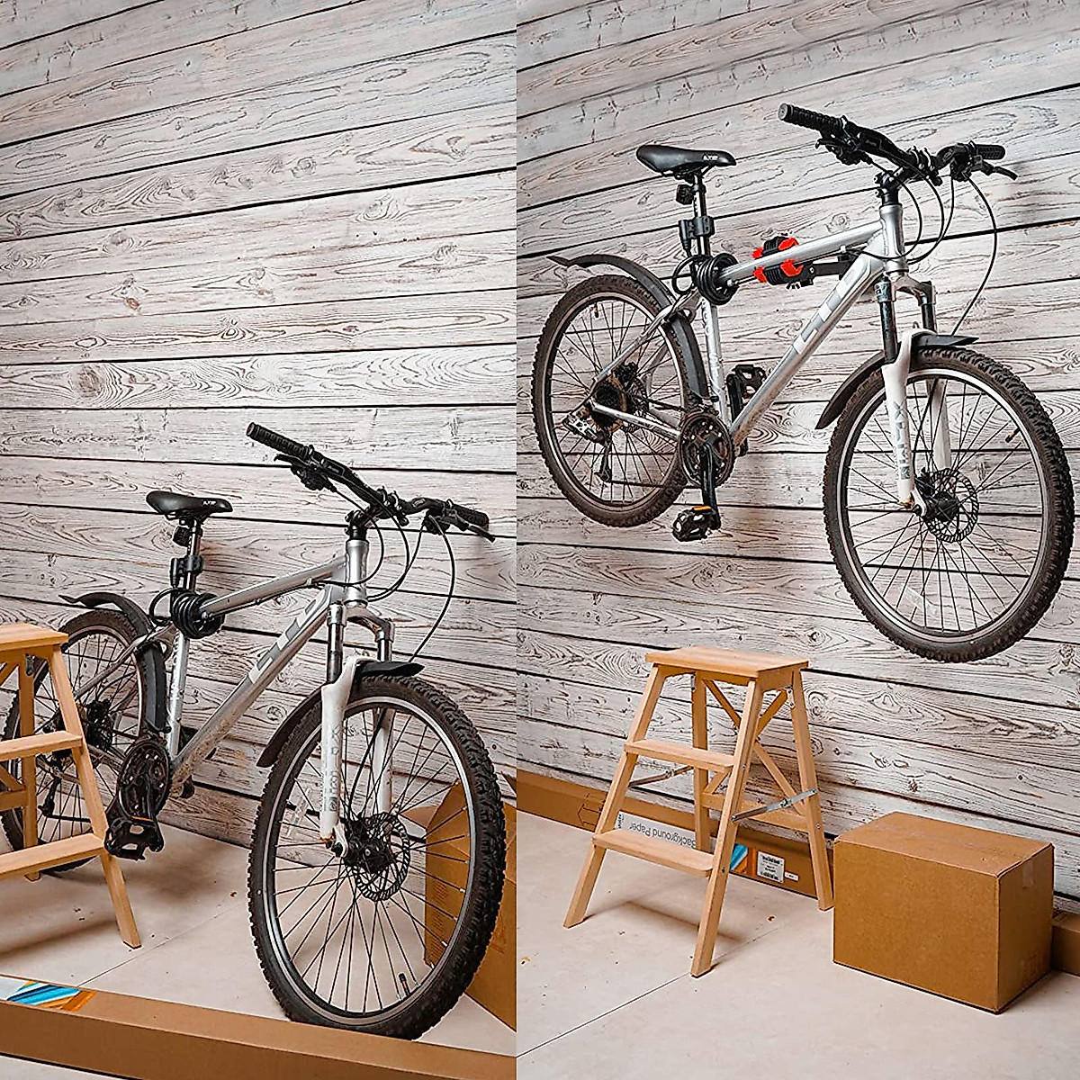 Xeternity-Made Foldable Heavy Duty Wall Mount Bike Repair Stand Bicycle Maintenance Rack Workstand