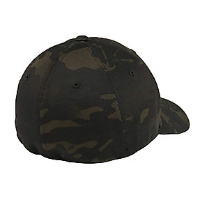 Custom Embroidered President 2020 "Keep Your HAT Great. 2024 Trump 6277 Flexfit Hat. (Multicam Black Camo, S/M)