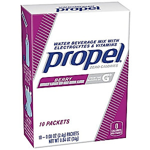 Gatorade Propel Powder Sticks Berry, 10-Count (Pack of 6)