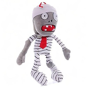 JHESAO 10" Plants and Zombies Mummy Plush Zombies Toys Normal Zombie PVZ Plushies 1 2 Stuffed Soft Doll Mummy Zombies New
