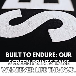 Men's Security Tee Front & Back (BB, Black/White, XL)