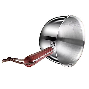 Mini Butter Warmer Pot 300ml 304 Stainless Steel Oil Milk Warmer Pan Small Saucepan for Kitchen Butter Warmer Pan