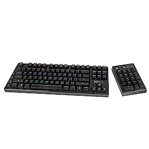 DeLUX KM12 Programmable Wired Mechanical Keyboard and Numeric Keypad Combo