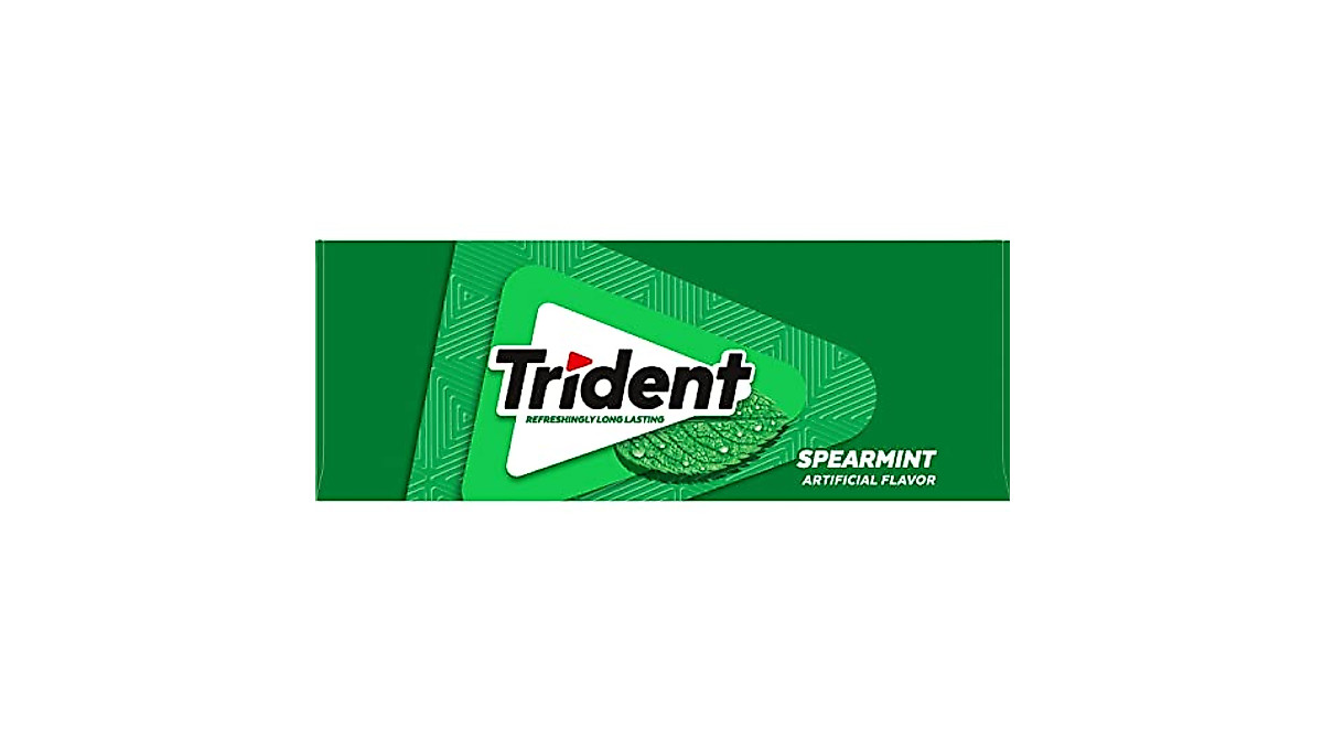 Trident Spearmint Sugar Free Gum - Freshen Breath on the Go