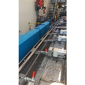 850LB M10 P=1.5 FLG BASE STRAIGHT LINE CLAMP METRIC THREAD