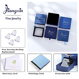 Unisex Princess cut Black Onyx 925 Sterling Silver Stud Earrings Platinum Plated Fine Jewelry for Men Women 5mm