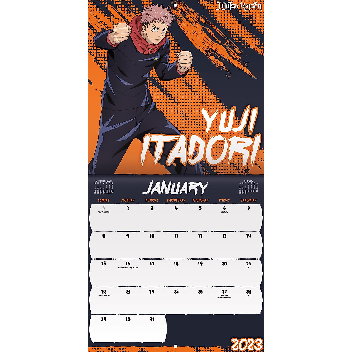 2023 Jujutsu Kaisen Wall Calendar