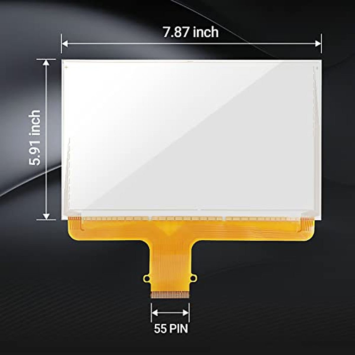 Tutor Auto New 8' 55 Pin Touch Screen Digitizer Replacement for MYLINK Raido Navigation Compatible with 2015-2018 Chevrolet Silverado Suburban Tahoe & GMC Yukon Sierra Replace DJ080PA-01A