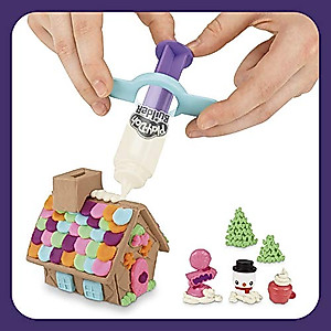 Play-Doh Builder Gingerbread House Toy Building Kit for Kids 5 Years and Up with 6 Non-Toxic Play-Doh Colors - Easy to Build DIY Craft Set (Amazon Exclusive)