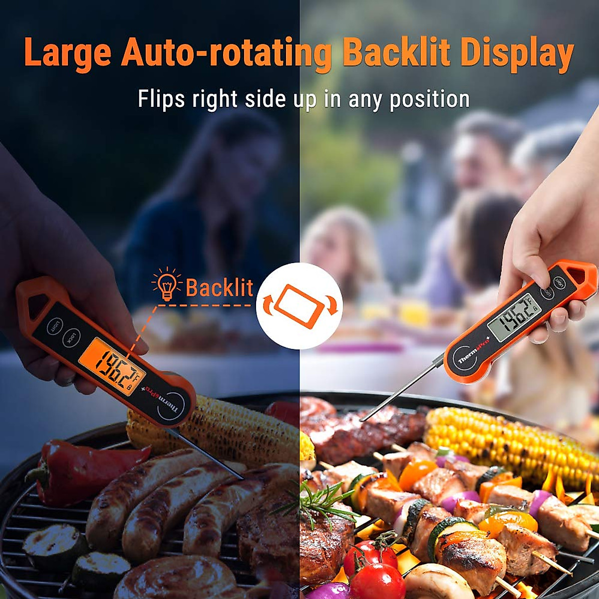 ThermoPro TP19H Digital Meat Thermometer+ThermoPro TM01 Kitchen Timers for Cooking