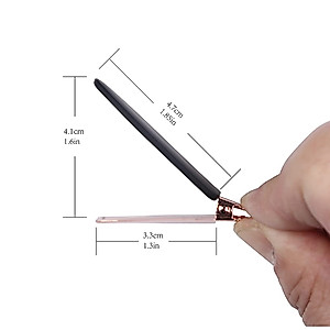 minihope 12 pieces No Bend Hair Clips, No Crease Curl Pin Clips for Makeup Application，2022 style, non-slip.Hair won't get caught between plastic attached to metal. (Morandi)…