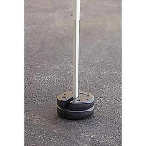 US Weight Tailgater Canopy Weights Set of 4 with No-Pinch Design for Easy Installation, and Removal to Secure Tents, Canopies, and Umbrellas at Outdoor Events 30 pounds