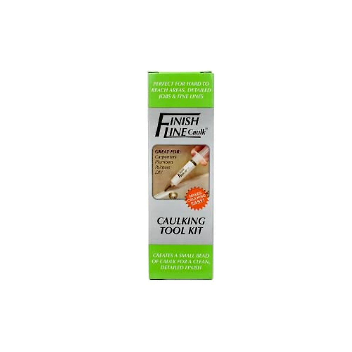 Finish Line Caulk Tool Precision Caulking System Starter Set