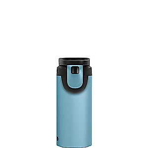 CamelBak Forge Flow Coffee & Travel Mug, Insulated Stainless Steel - Non-Slip Silicon Base - Easy One-Handed Operation - 12oz, Dusk Blue