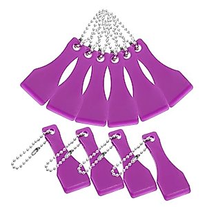 SEWOART 10pcs Spatula Tickets Tools Portable Card Scraper Tickets Scraper Scratch Tool Small Scratching Tools DIY Scraper Tools Scrapers Plastic