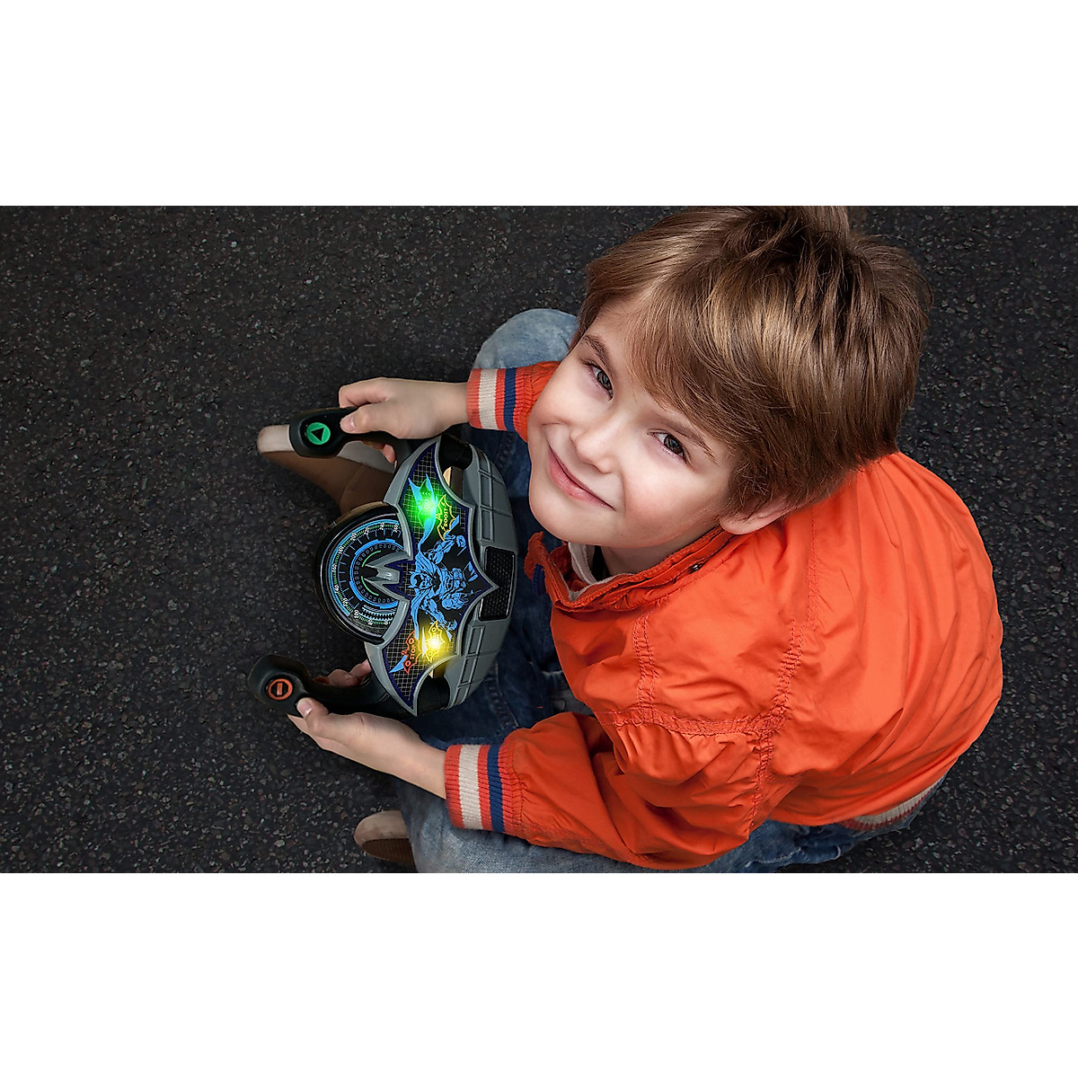 eKids Batman Batmobile Toy Steering Wheel for Kids, Toddler Toy with Sound Effects for Fans of Batman Toys for Boys