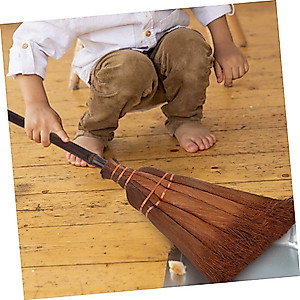 SHOWERORO 1Pc Creative Hand Made Broom and Dustpan for Children Educational Toy for Kids to Learn Housekeeping and Dust Removal
