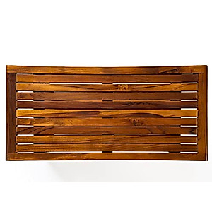 ALATEAK Indoor Outdoor Patio Garden Yard Bath Shower Spa Waterproof Stool Bench 30"