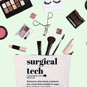 FOTAP Surgical Tech Gift Nurse Anesthetist Cosmetic Bag Surgical Nurse Gift CRNA Gift Anesthesia Tech Gift Surgical Technologist Gift (Surgical tech)
