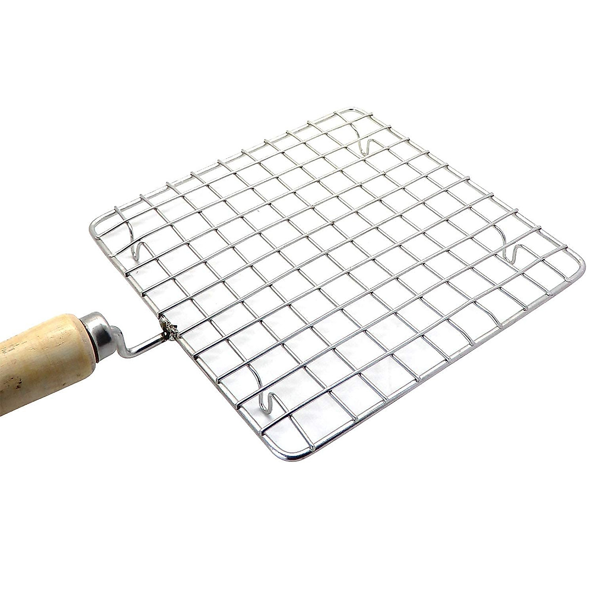 WhopperIndia Large Stainless Steel Multi-Functional Wire Steaming Cooling and Baking Barbecue Rack, Square Roti Grill, Papad Grill, Roti Jali, Chapati Grill