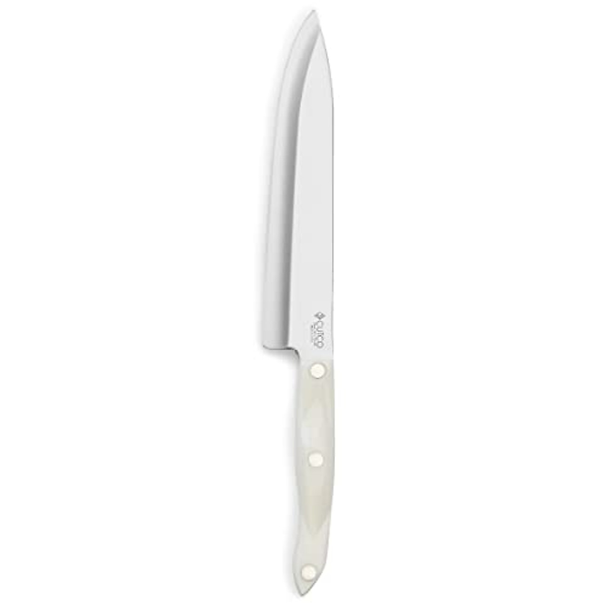 CUTCO Model 1725 French Chef Knife with White "Pearl" handle..........9.2" High-Carbon Stainless blade........5¾" thermo-resin handle...in factory-sealed plastic bag.