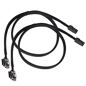 M246M 0M246M 90 Degree Right Angle SAS-A SAS-B SATA Cable for DELL POWEREDGE R310 R710 H700 (Pack of 2)