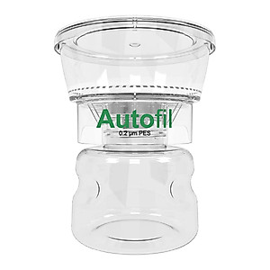 Autofil Sterile Disposable Vacuum Filter Units with 0.2um Sterilizing PES Membrane, 250mL, 12/CS