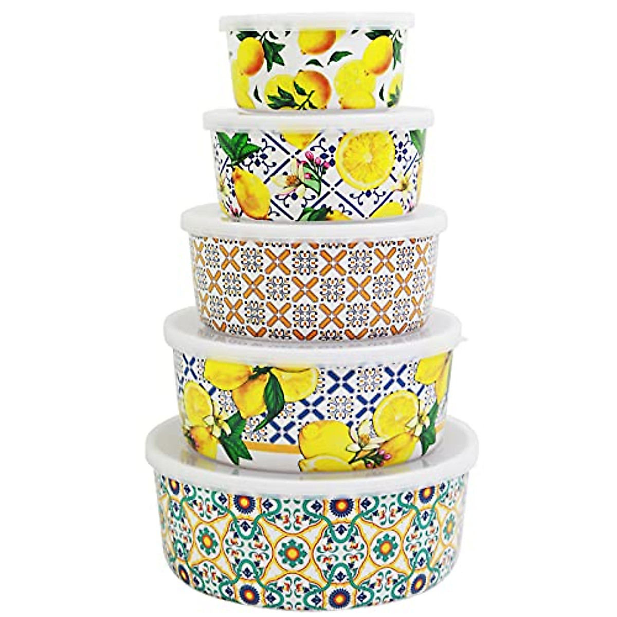 Zog 10 Pieces Airtight Food Storage Containers Set - BPA Free Kitchen and Pantry Organization Meal Prep Lunch Container with Durable Leak Proof Lids,Dishwasher Safe and Freezer Friendly