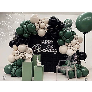 Kate Square Black Sequin Backdrop Panels for Party Decoration Glitter Sequin Panel (Pack of 12)