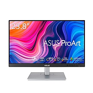 ASUS ProArt Display PA247CV 23.8” Monitor, 1080P Full HD, 100% sRGB/Rec. 709, IPS (RENEW) (Renewed)