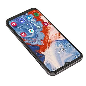 Black Cell Phone Unlocked Smartphone 5G 100-240V 6GB RAM 256GB ROM for Entertainment (US Plug)