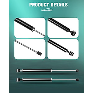 Shocks for Ford,AUTOMUTO Shocks Absorbers Kit 2x Rear Shock Sets Fits 2011 2012 2013 2014 2015 2016 for Ford Fiesta,2011 2012 2013 2014 for Mazda 2 Auto Shocks 348018