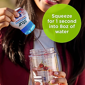 Stur Electrolyte Water Enhancer | Sweetened with Stevia | High in Vitamin C & Antioxidants | Sugar Free | Zero Calories | Keto | Vegan | 5 Bottles, Makes 120 Drinks (Black Raspberry)
