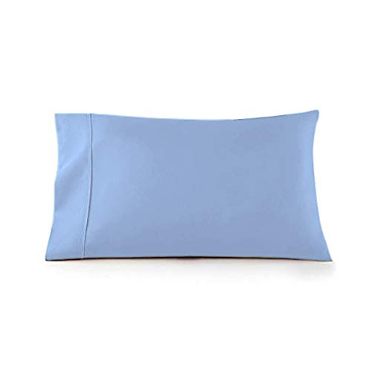 Audley Home 600 Thread Count 100% Egyptian Cotton, 3 Piece Bedsheet Set, 18” Deep Pockets, Smooth & Soft Sateen Weave, Hotel Quality (Light Blue, Twin XL)