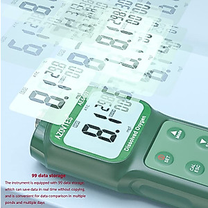 Portable Dissolved Oxygen Meter，Upgrade Temperature, Salinity and Altitude Triple Compensation，Handheld Water Quality Monitor