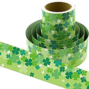 Shamrocks Bulletin Board Border St. Patrick Day Classroom Decoration 36ft